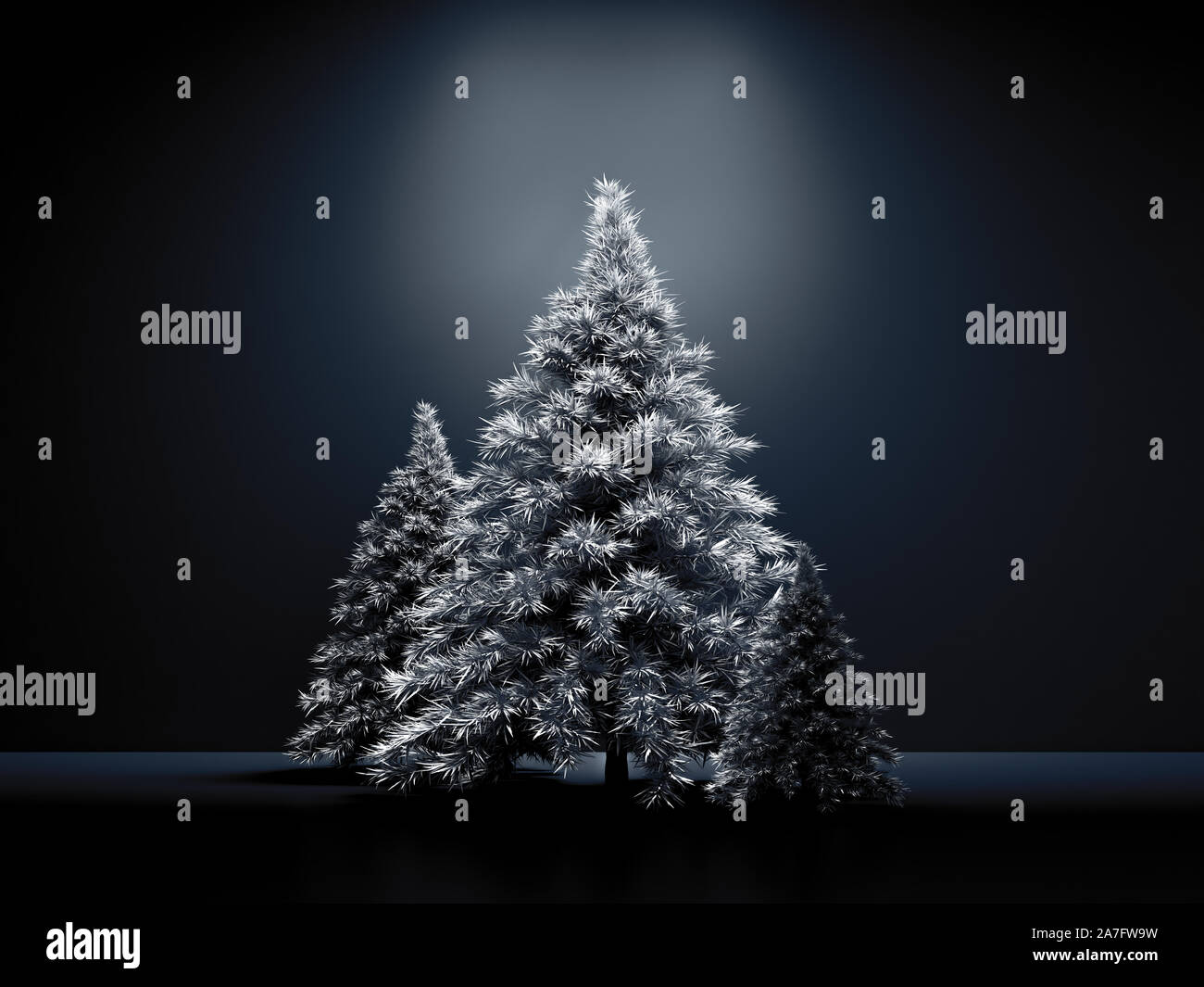 Room interior christmas holiday fir tree background.3d rendering 3d ...