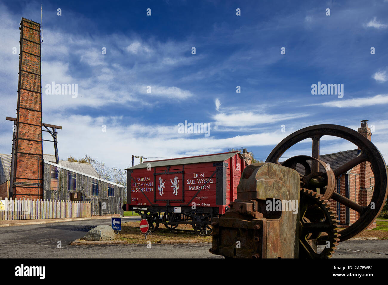 The Lion Salt Works last remaining open pan salt works Marston ...