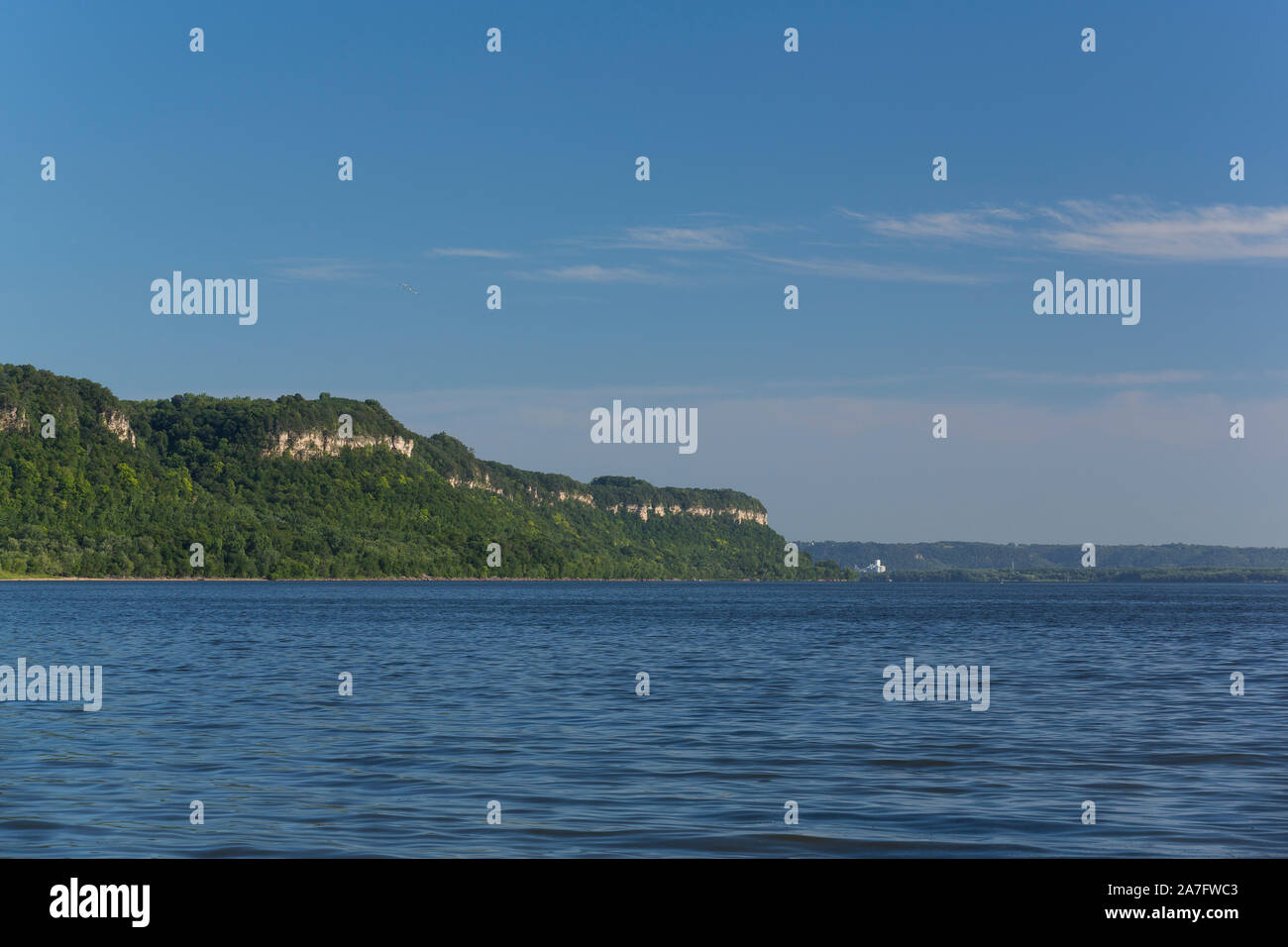Lake Pepin on the Mississippi River Stock Photo - Alamy
