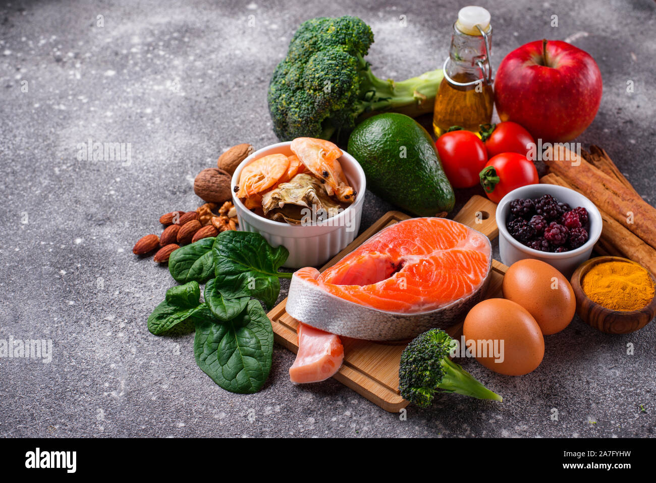 Food for brain and good memory Stock Photo - Alamy