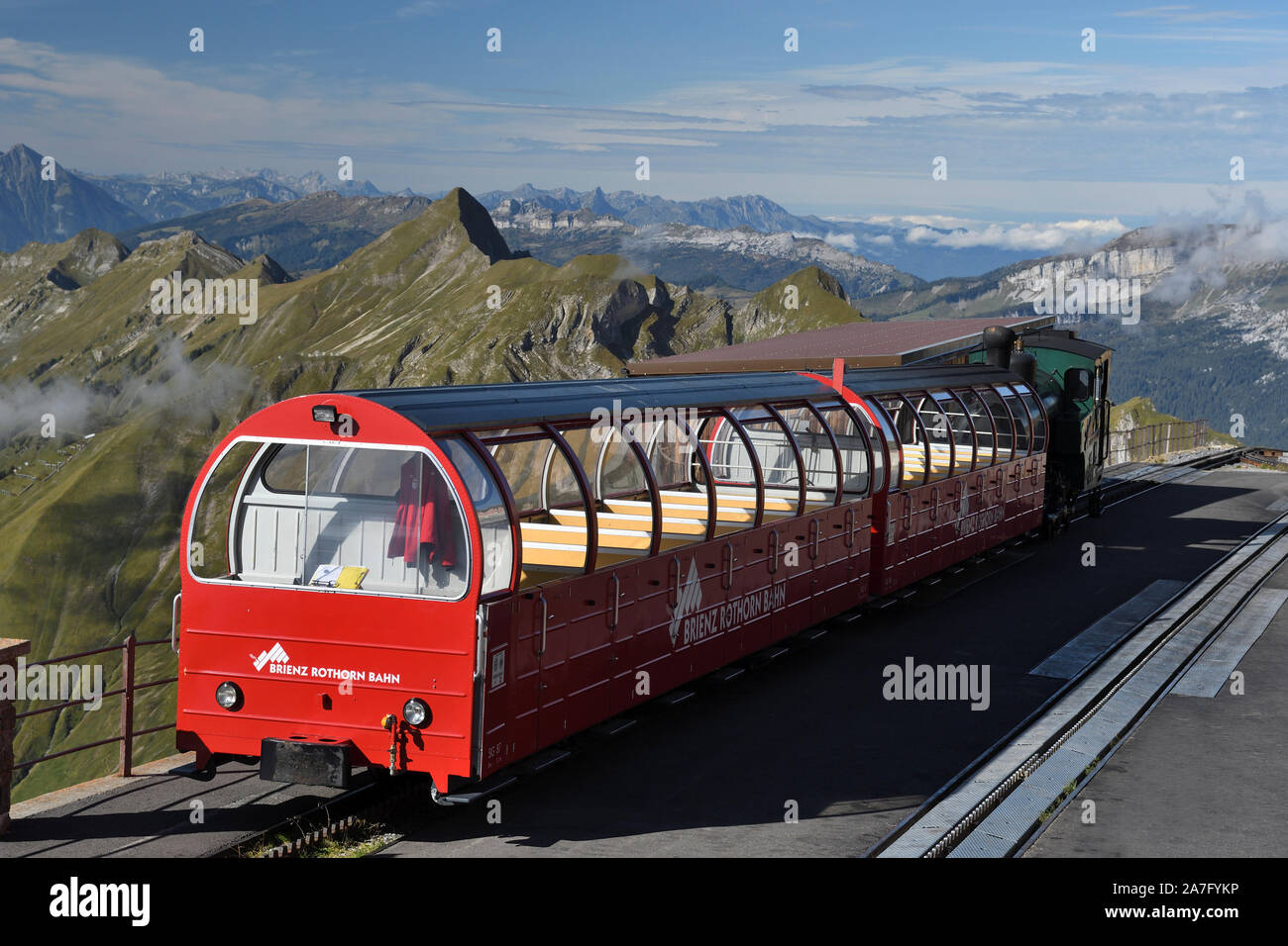 brienz rothorn bahn;steam locomotive;14;switzerland Stock Photo - Alamy