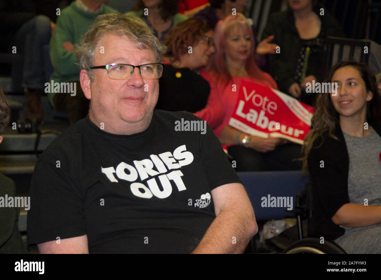 Tories out tee shirt hi-res stock photography and images - Alamy