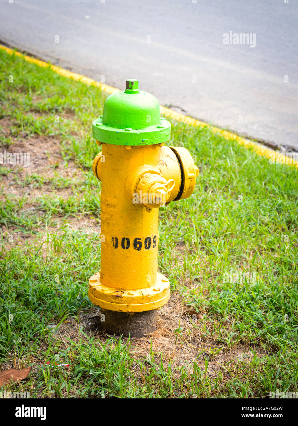 American fire hydrant in isolation Stock Photo - Alamy