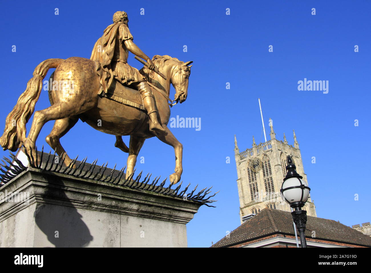 King Billy statue Stock Photo - Alamy