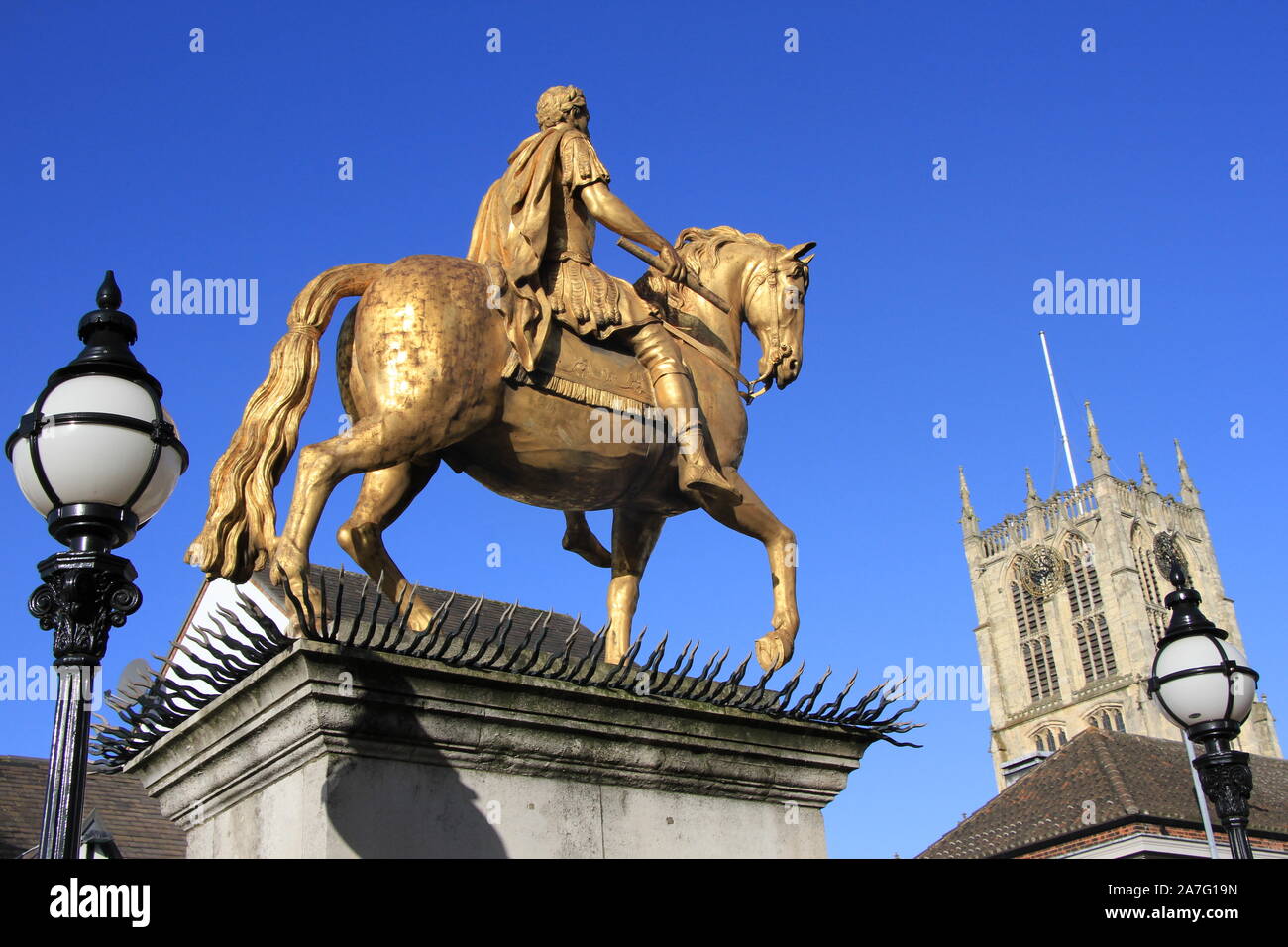 King Billy statue Stock Photo - Alamy