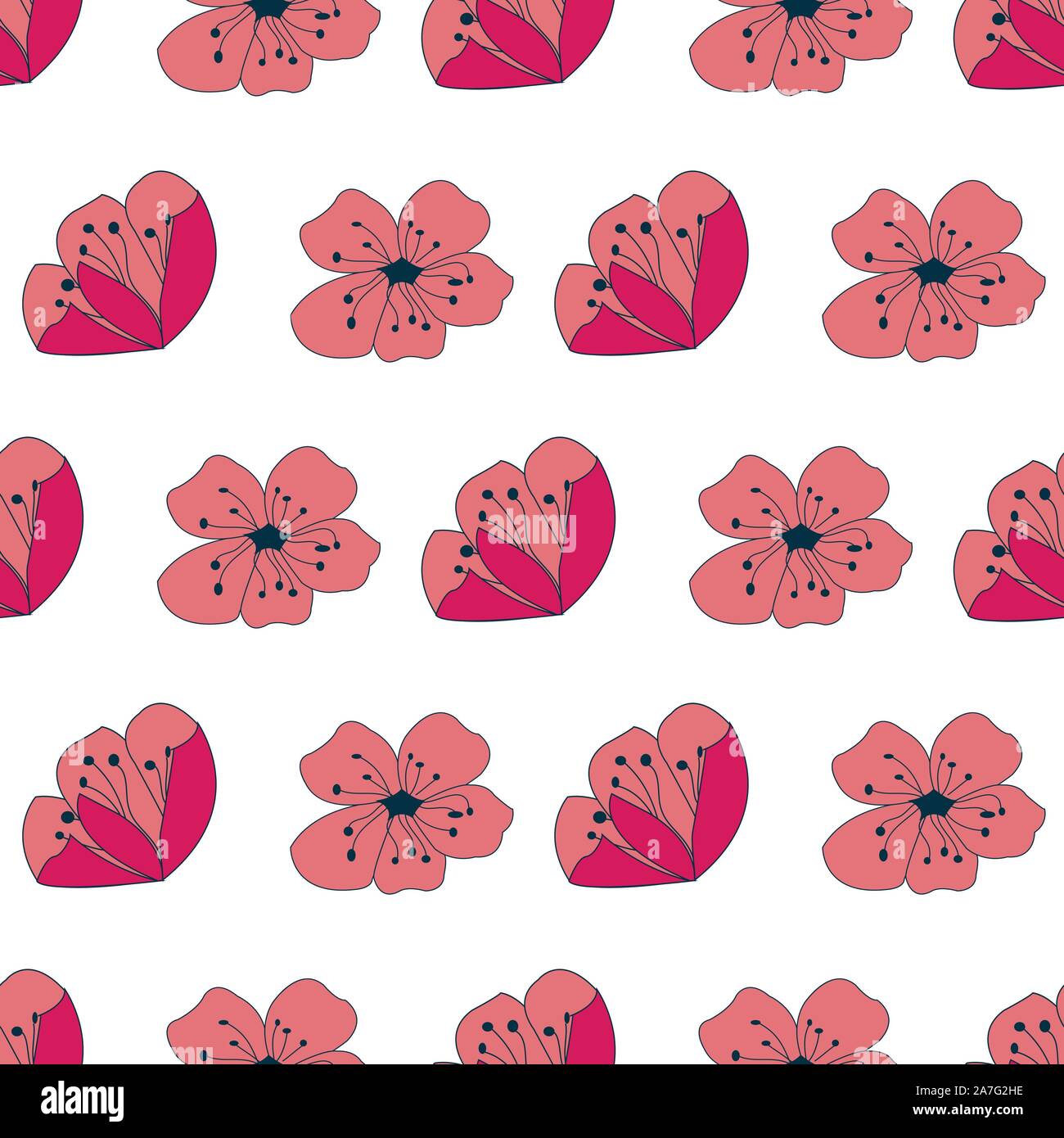 Poppies in abstract design Stock Vector Images - Alamy