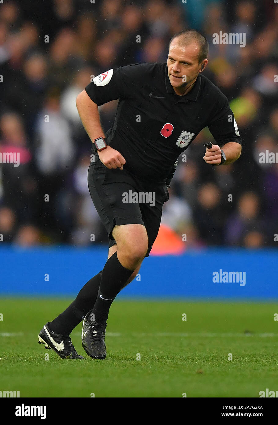 Referee Geoff Eltringham during the Sky Bet Championship match at ...