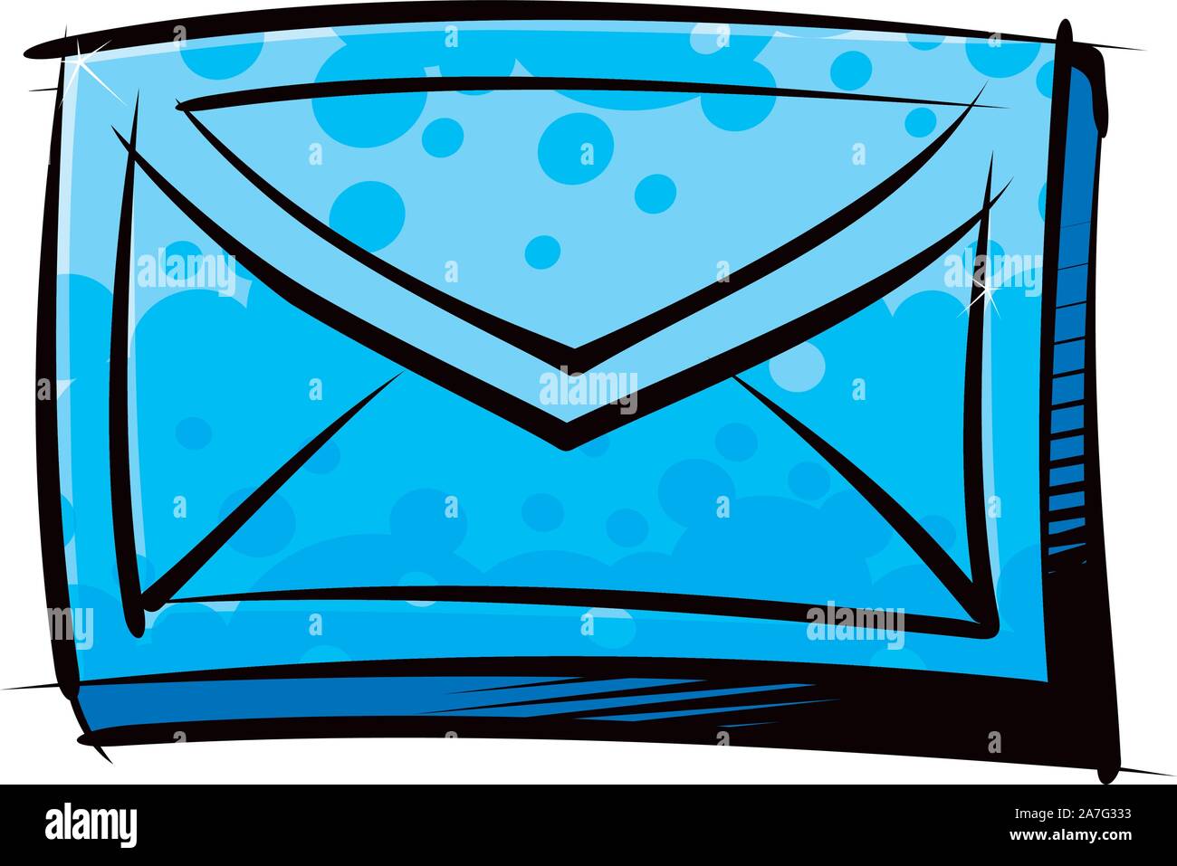 Traditional letter in an envelope Stock Vector Image & Art - Alamy