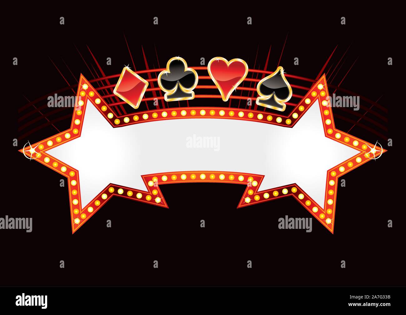 Poker casino club cards Stock Vector Images - Alamy