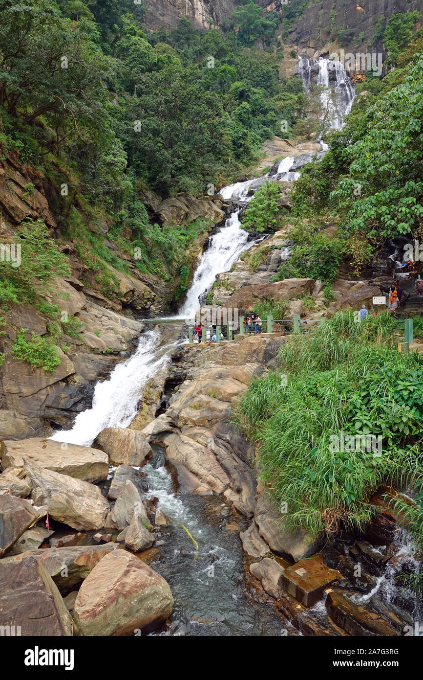 Ravana Ella Falls, Badulla District, Uva Province, Sri Lanka Stock ...