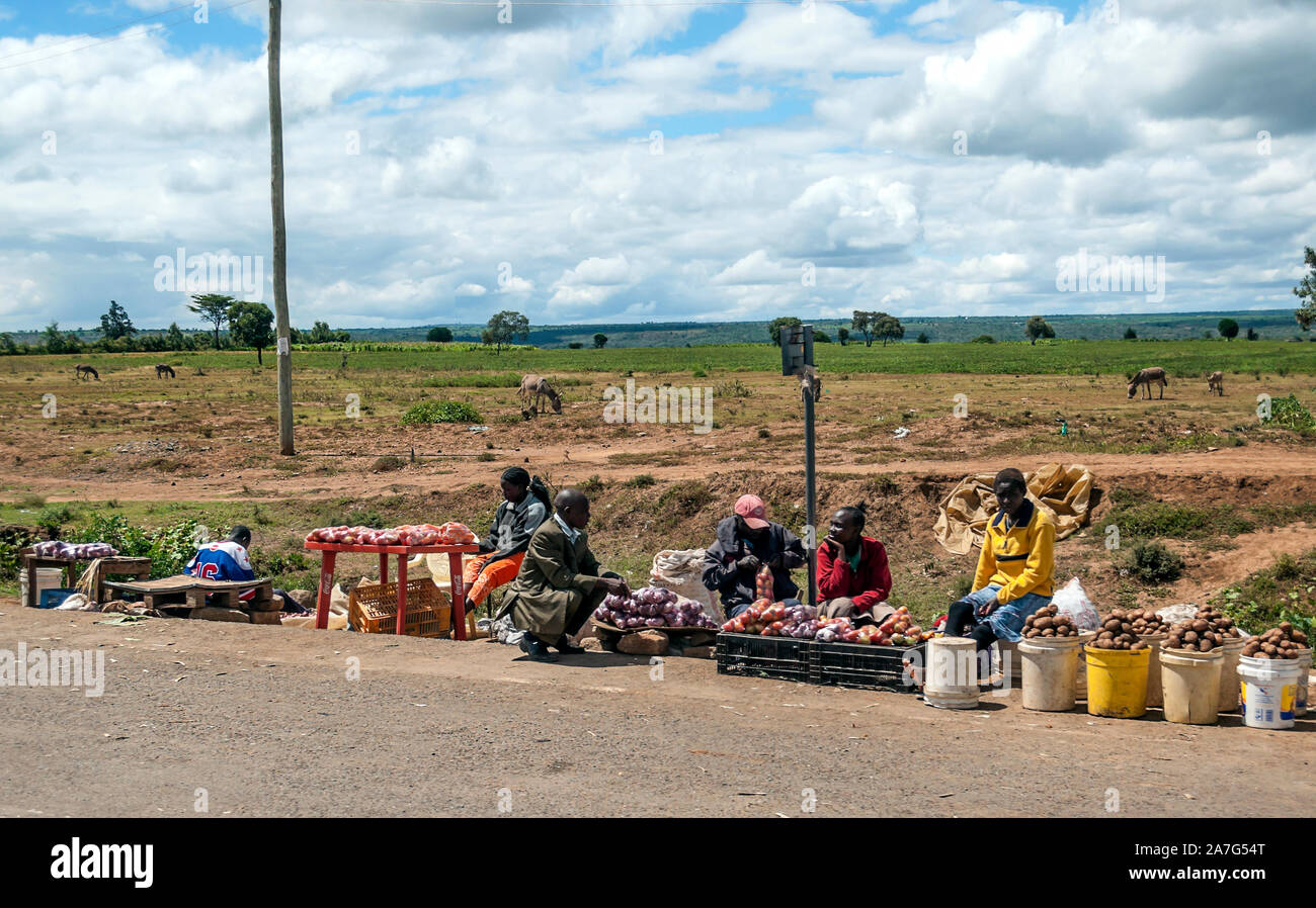 Nairobi man walking street hi-res stock photography and images - Alamy