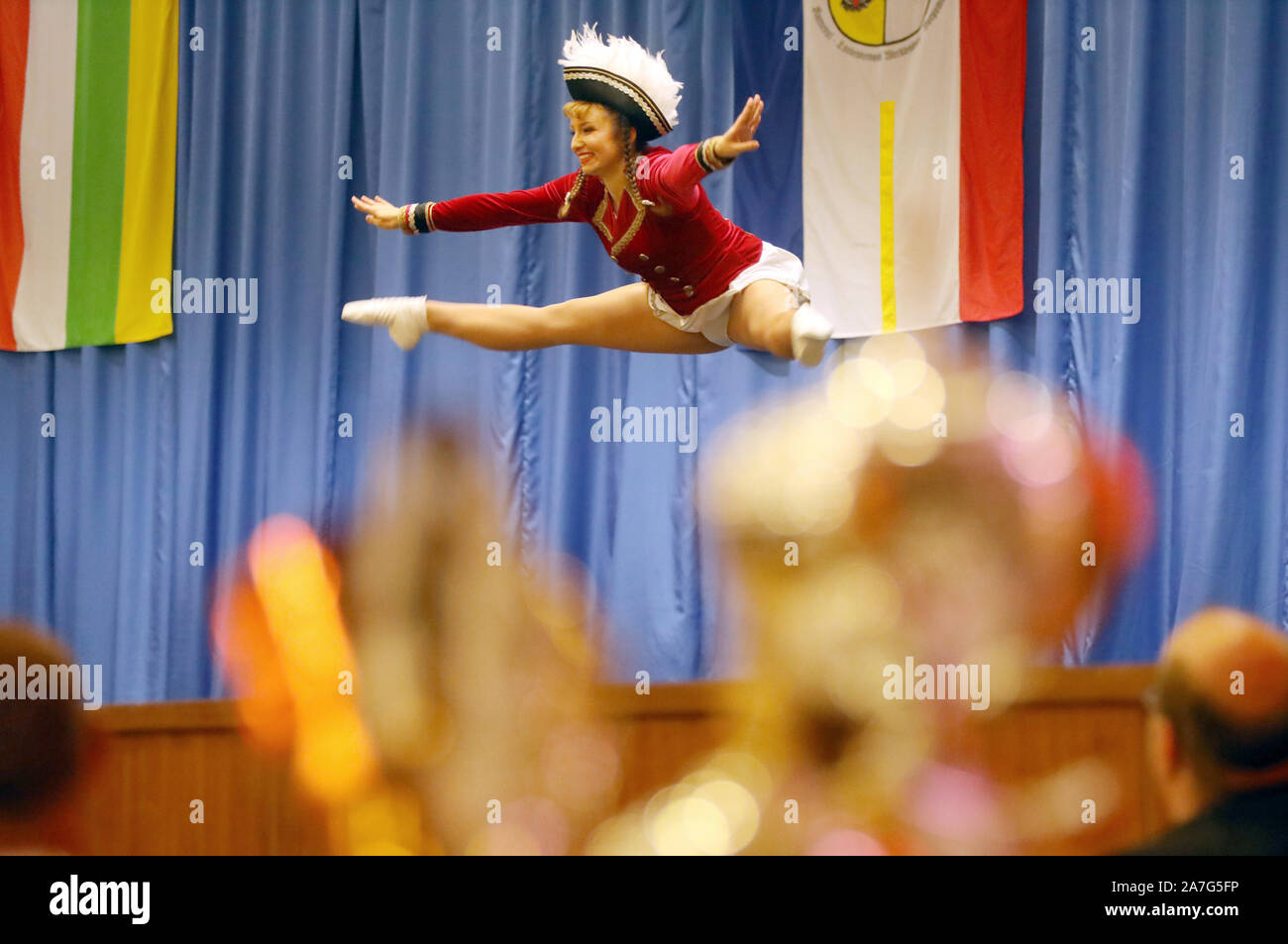 Demen, Germany. 02nd Nov, 2019. Dancer Nadine Ehrhardt from SV Einheit ...