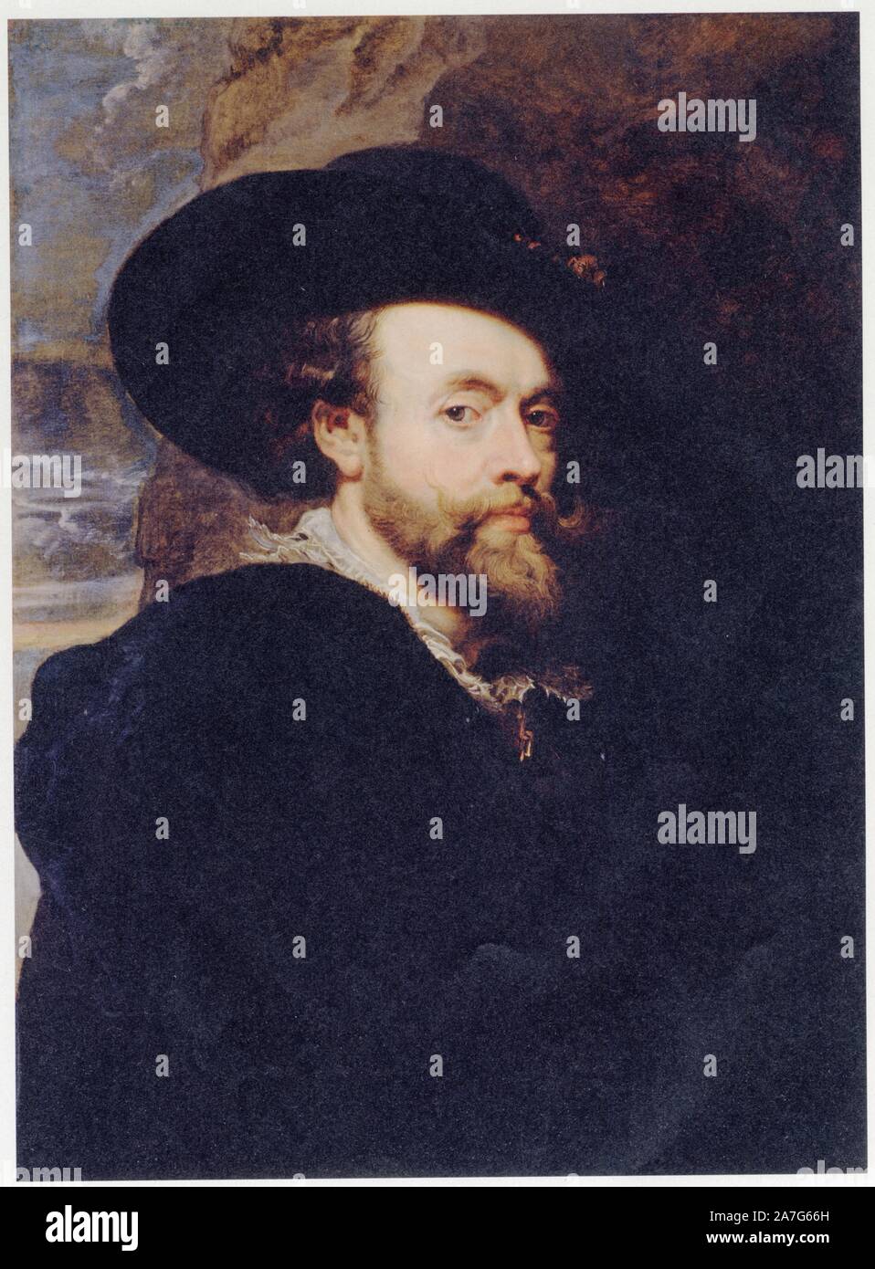 PETER PAUL RUBENS. Self portrait . 1623. Oil on canvas. 91,3 X 70,8 cm Stock Photo - Alamy