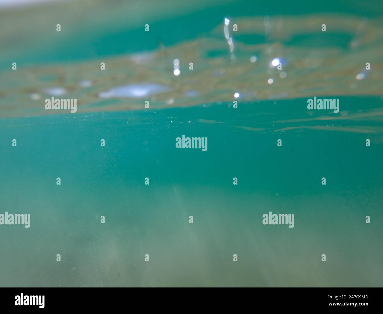 Crystal clear turquoise water surface hi-res stock photography and ...