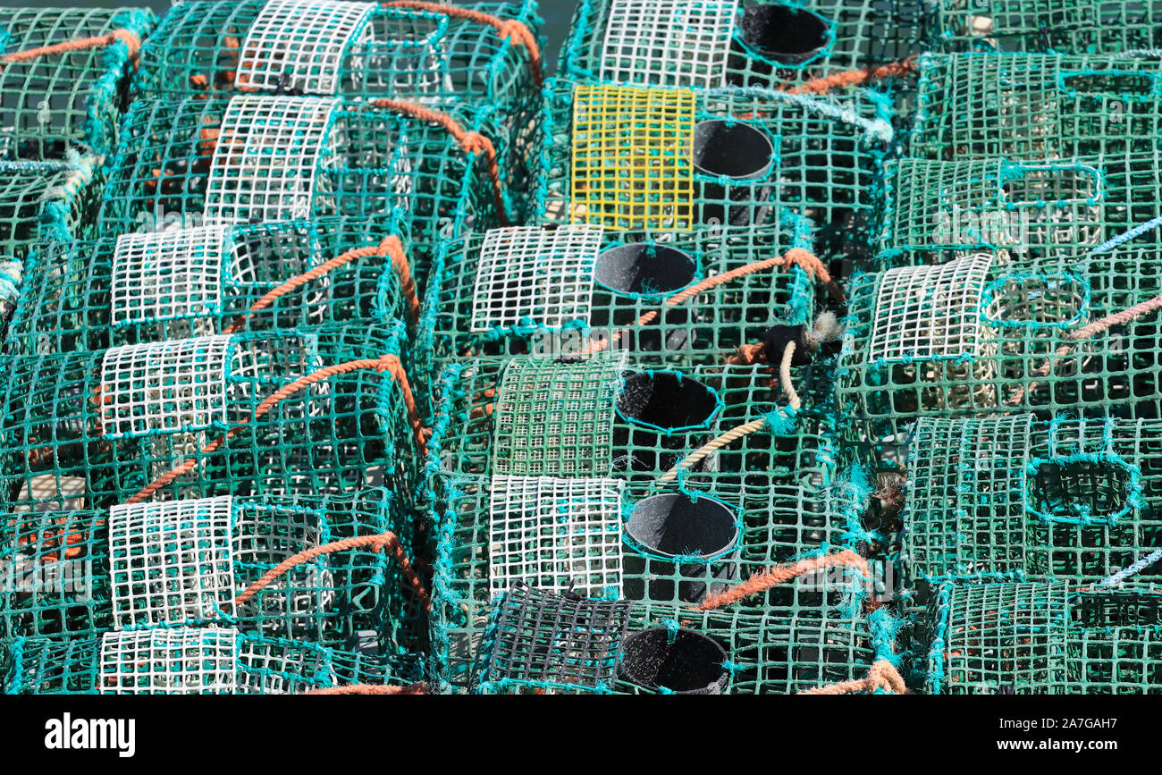 traditional traps for capture fisheries and seafood Stock Photo - Alamy