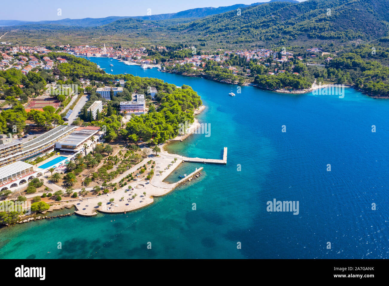 Stari grad, Hvar Stock Photo - Alamy