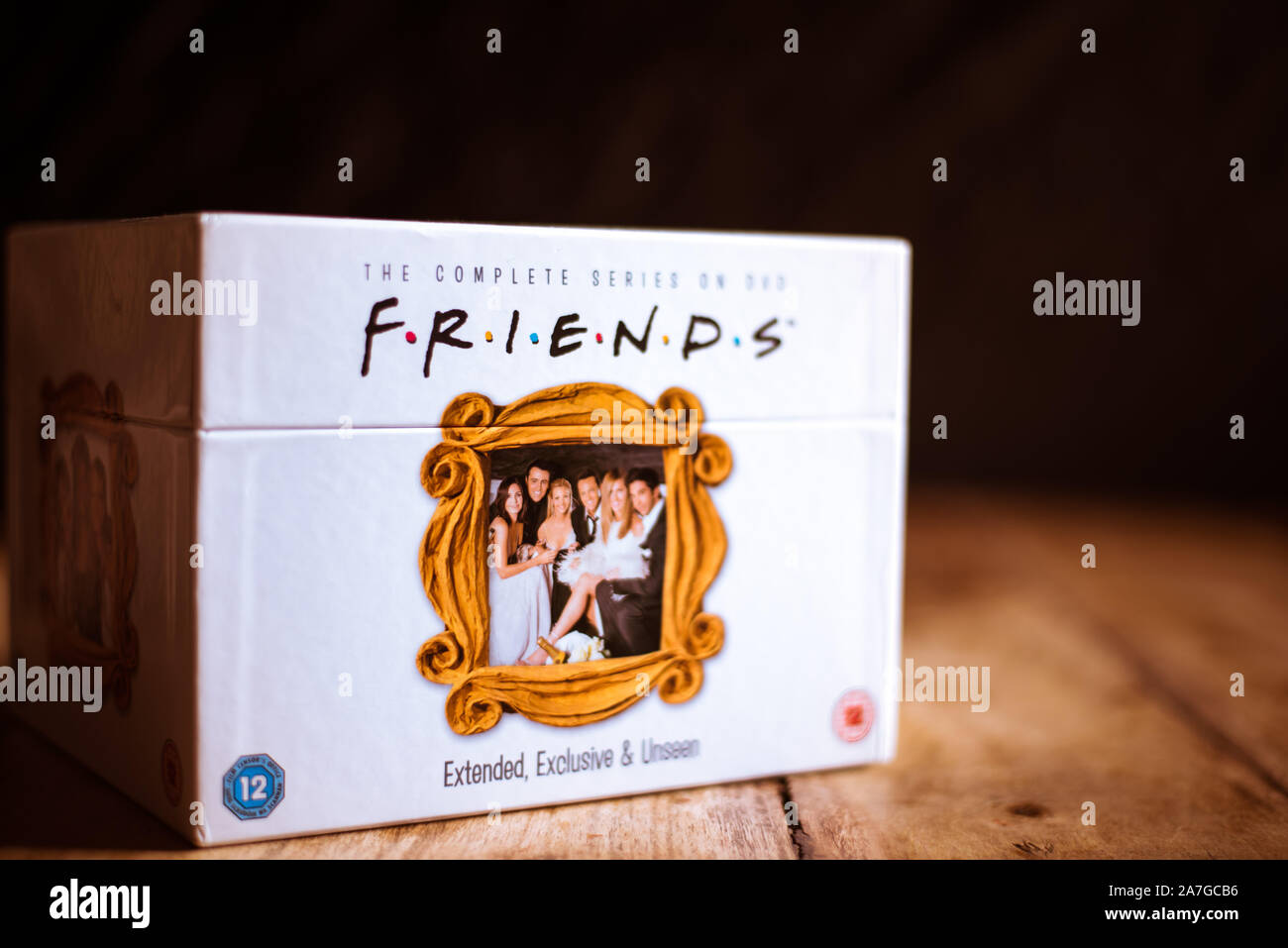 Perth, Scotland - 31 October 2019: Box Set of Friends TV Series Stock ...