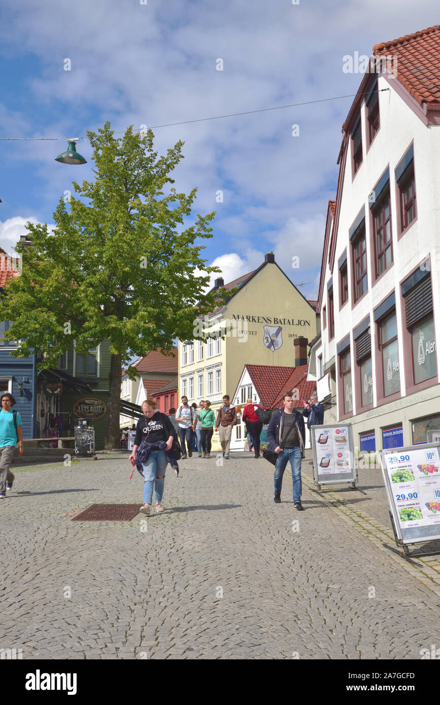 Marken is a street linking Bergen Central Station with the town centre ...