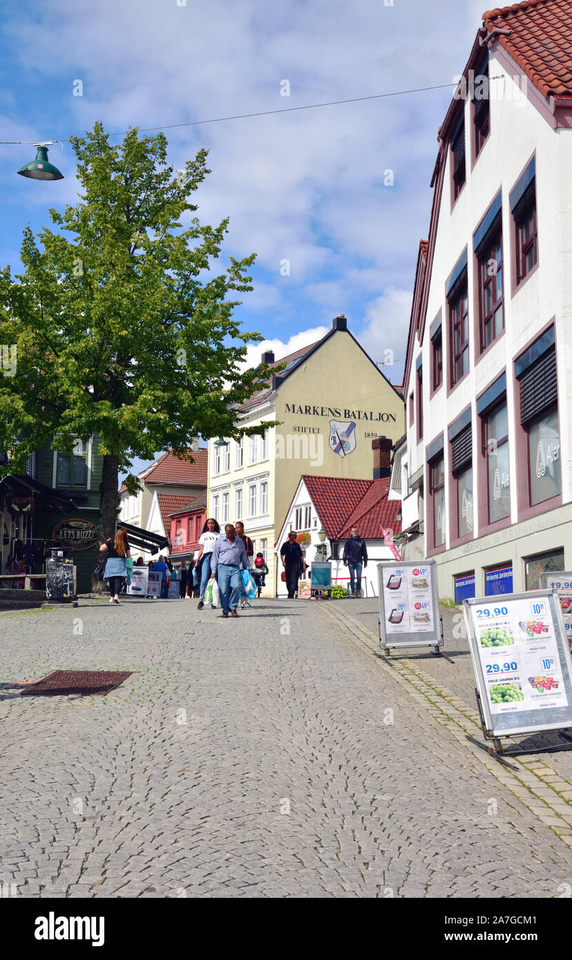 Marken is a street linking Bergen Central Station with the town centre ...