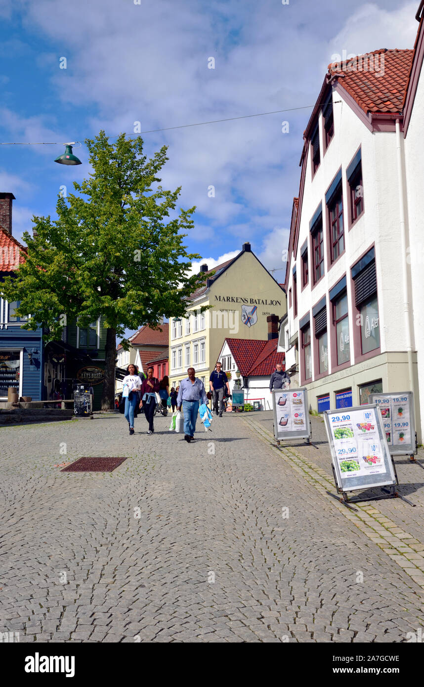 Marken is a street linking Bergen Central Station with the town centre ...