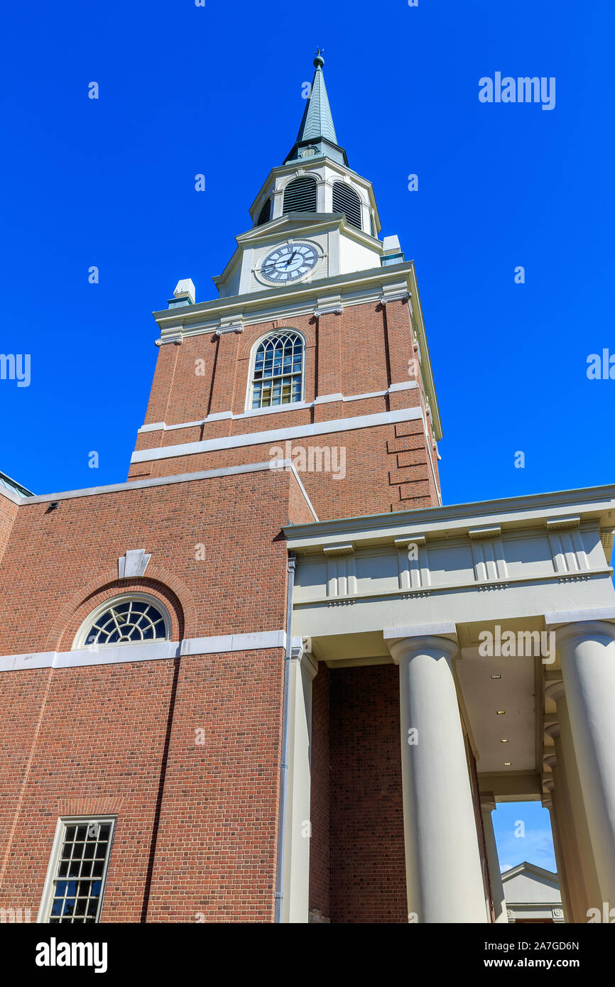 WINSTON-SALEM, NC, USA: Wait Chapel on October 26, 2019 at Wake Forest ...