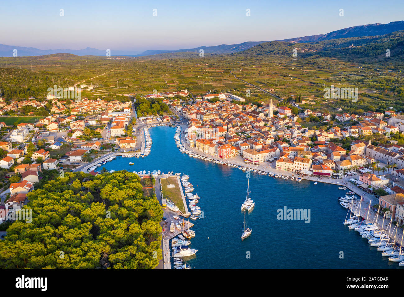 Stari grad, Hvar Stock Photo - Alamy