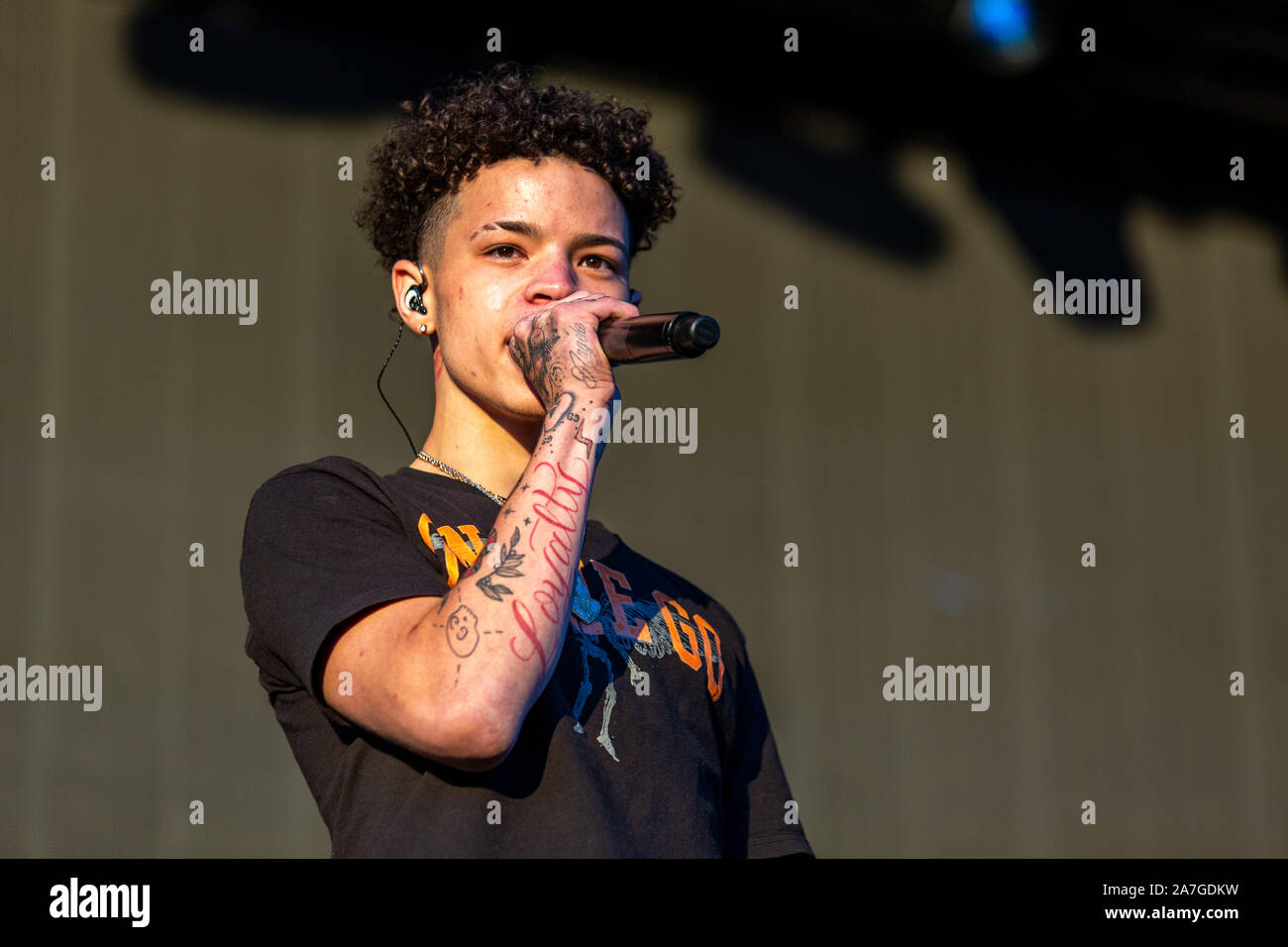 November 1, 2019, Las Vegas, Nevada, U.S: Rapper LIL MOSEY (LATHAN ...