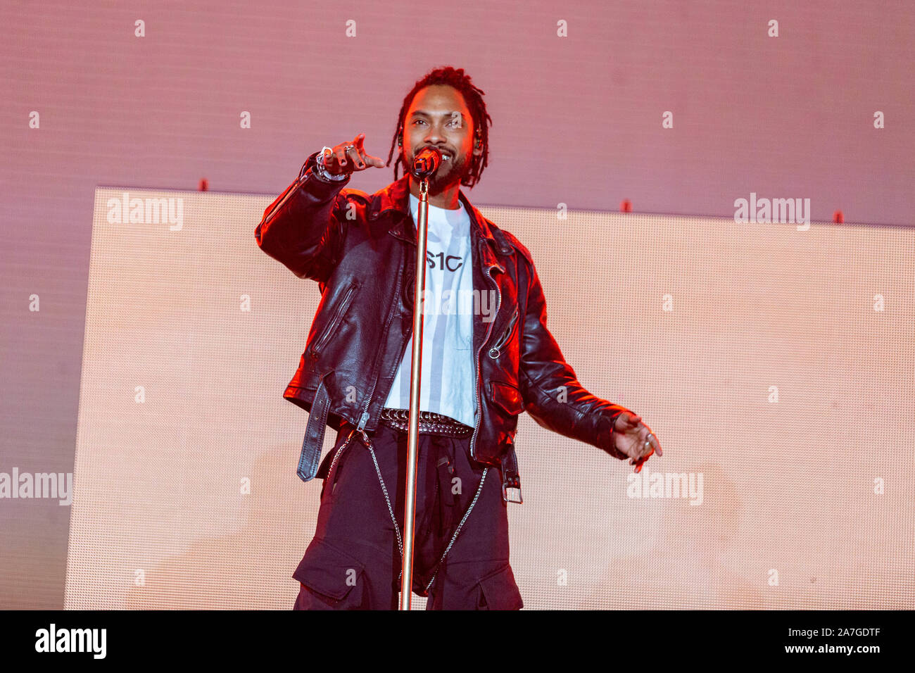 November 1, 2019, Las Vegas, Nevada, U.S: Singer MIGUEL (MIGUEL JONTEL ...