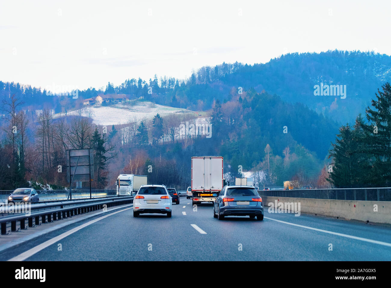 New driver on motorway hi-res stock photography and images - Alamy