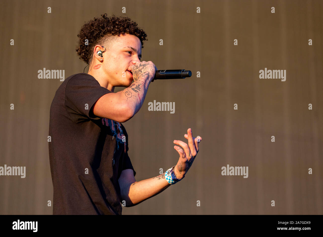 November 1, 2019, Las Vegas, Nevada, U.S: Rapper LIL MOSEY (LATHAN ...