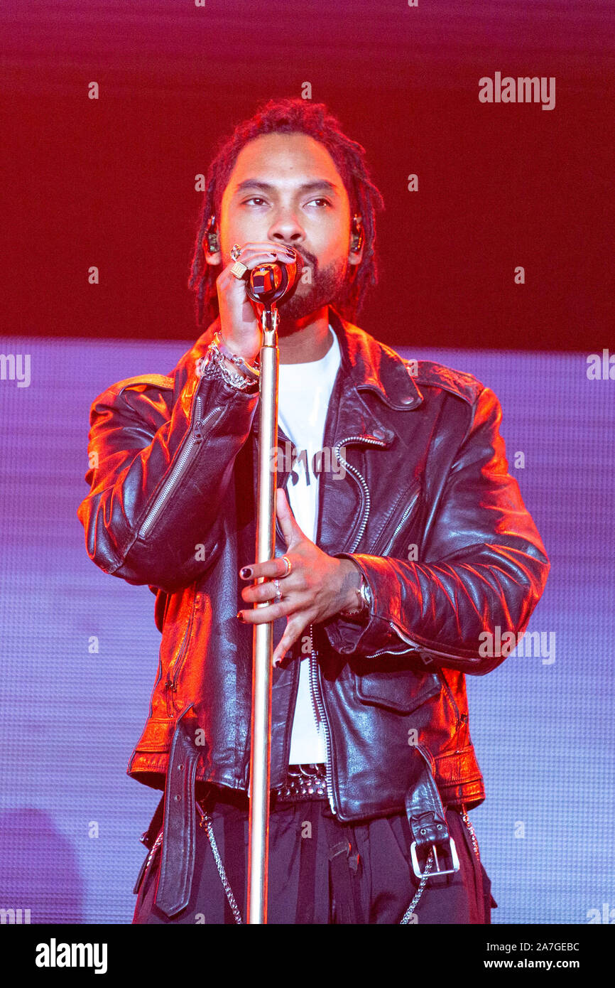 November 1, 2019, Las Vegas, Nevada, U.S: Singer MIGUEL (MIGUEL JONTEL ...