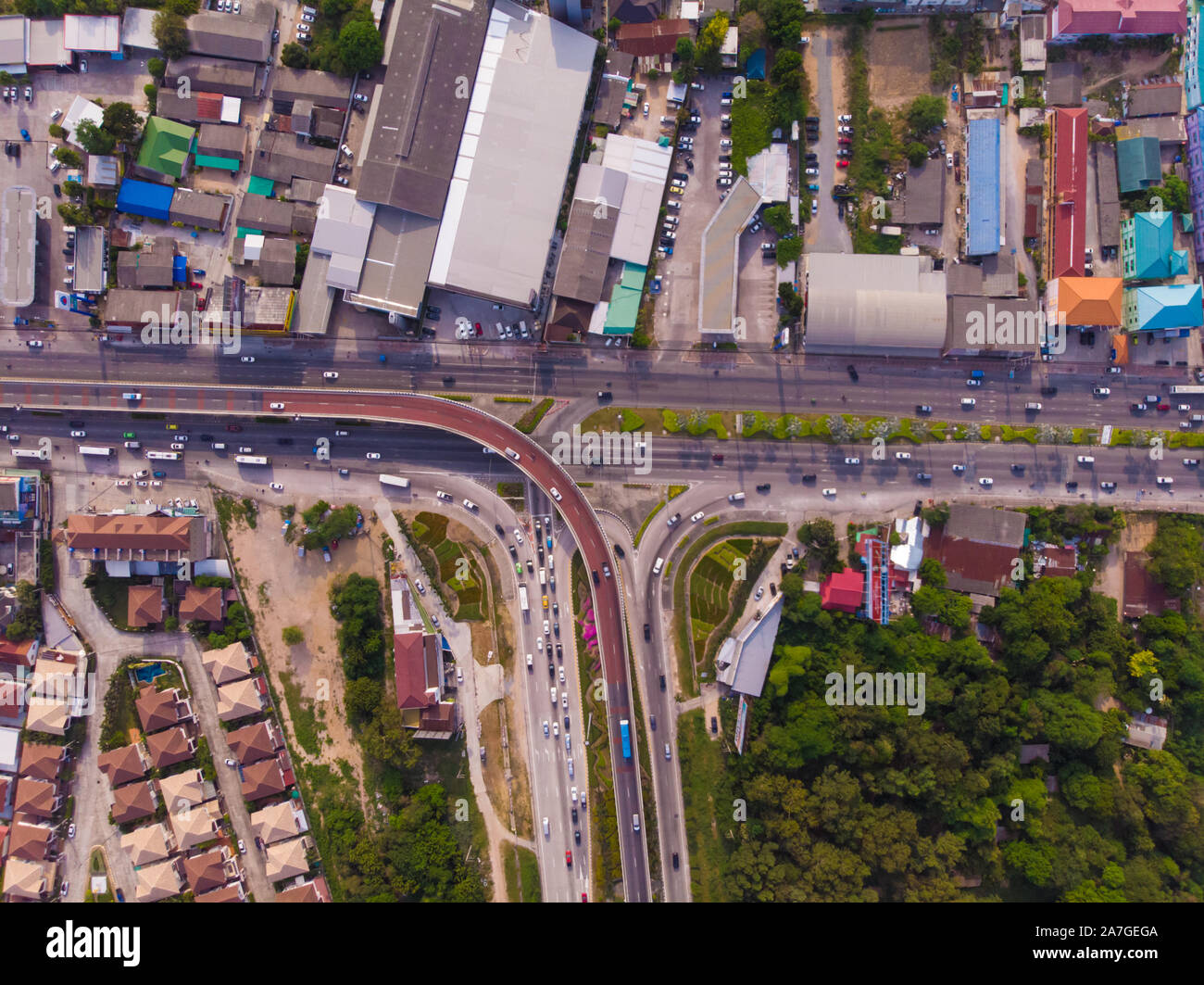 Modern road intersection in dubai hi-res stock photography and images ...