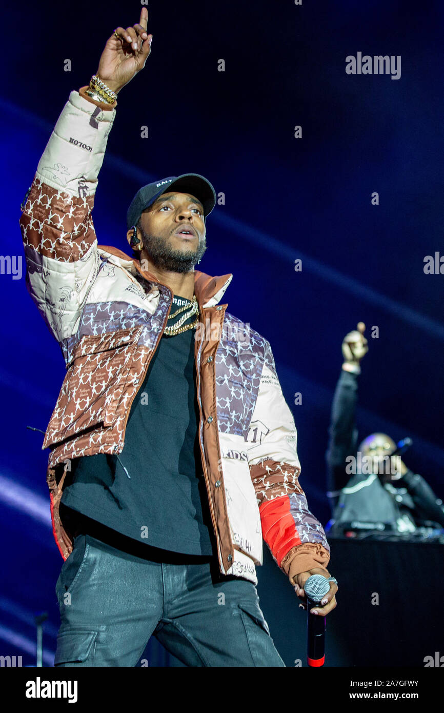 November 1, 2019, Las Vegas, Nevada, U.S: Rapper 6LACK (RICARDO VALDEZ ...