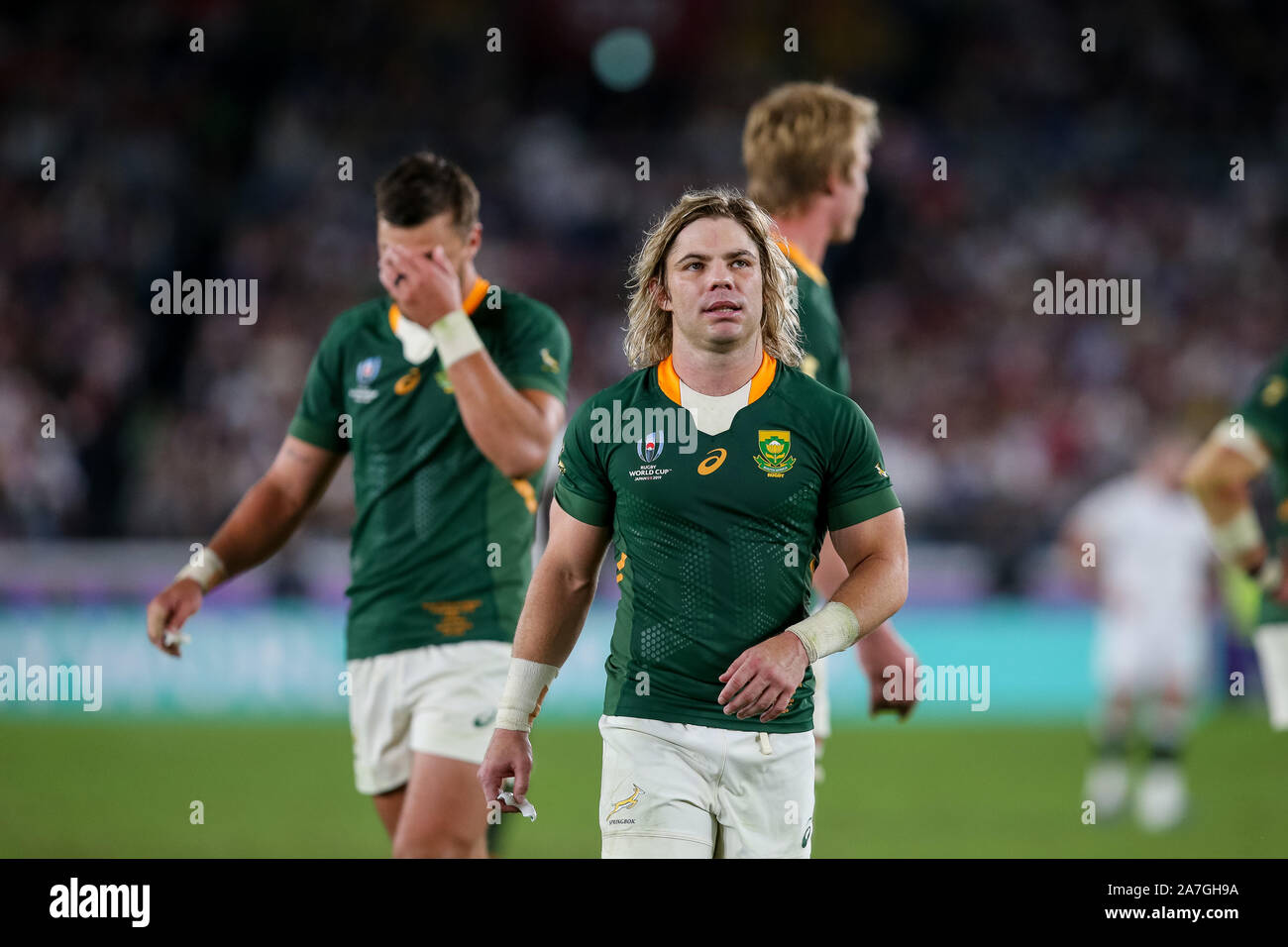 Kanagawa, Japan. 02 Nov 2019. Faf de Klerk of South Africa during the ...