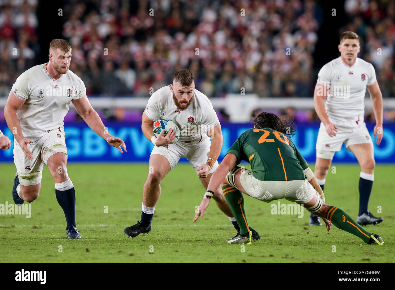 Kanagawa, Japan. 02 Nov 2019. Luke Cowan-Dickie of England during the ...