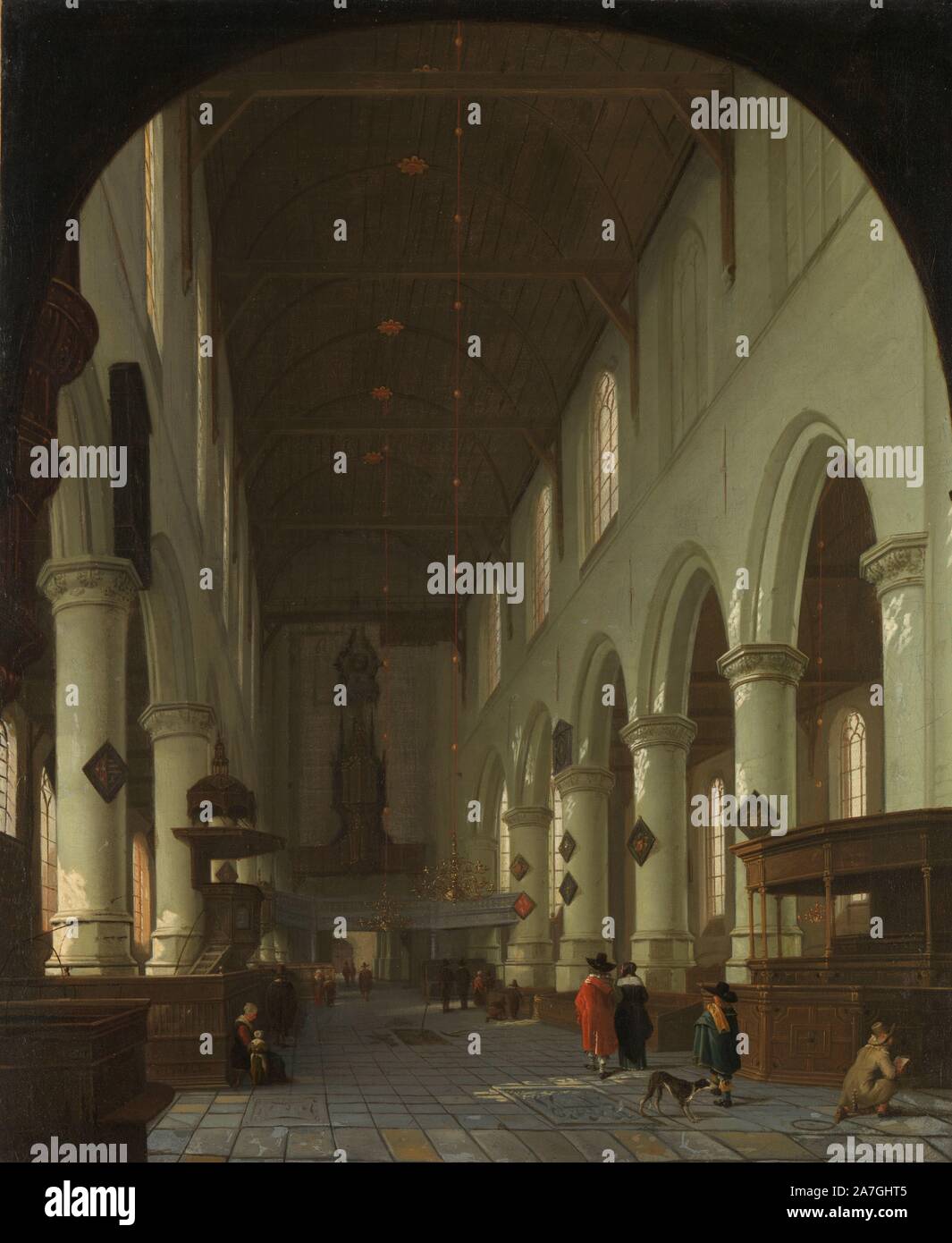 Oude kerk delft interior hi-res stock photography and images - Alamy