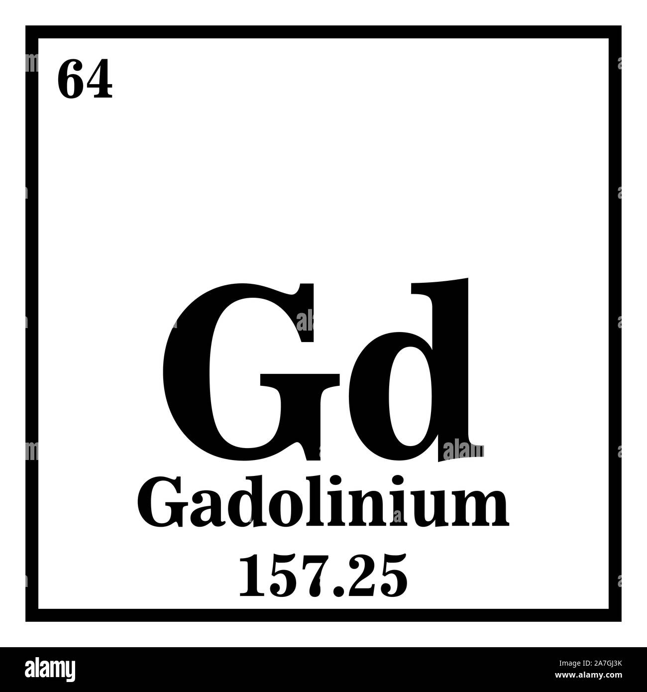 Gadolinium Stock Vector Images - Alamy