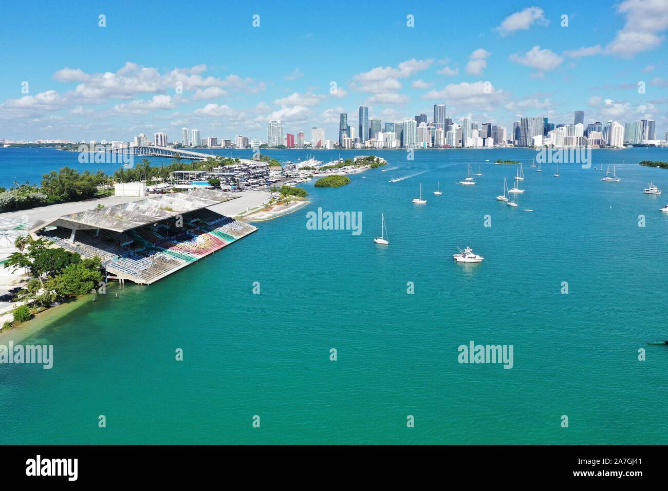 Aerial miami stadium hi-res stock photography and images - Alamy