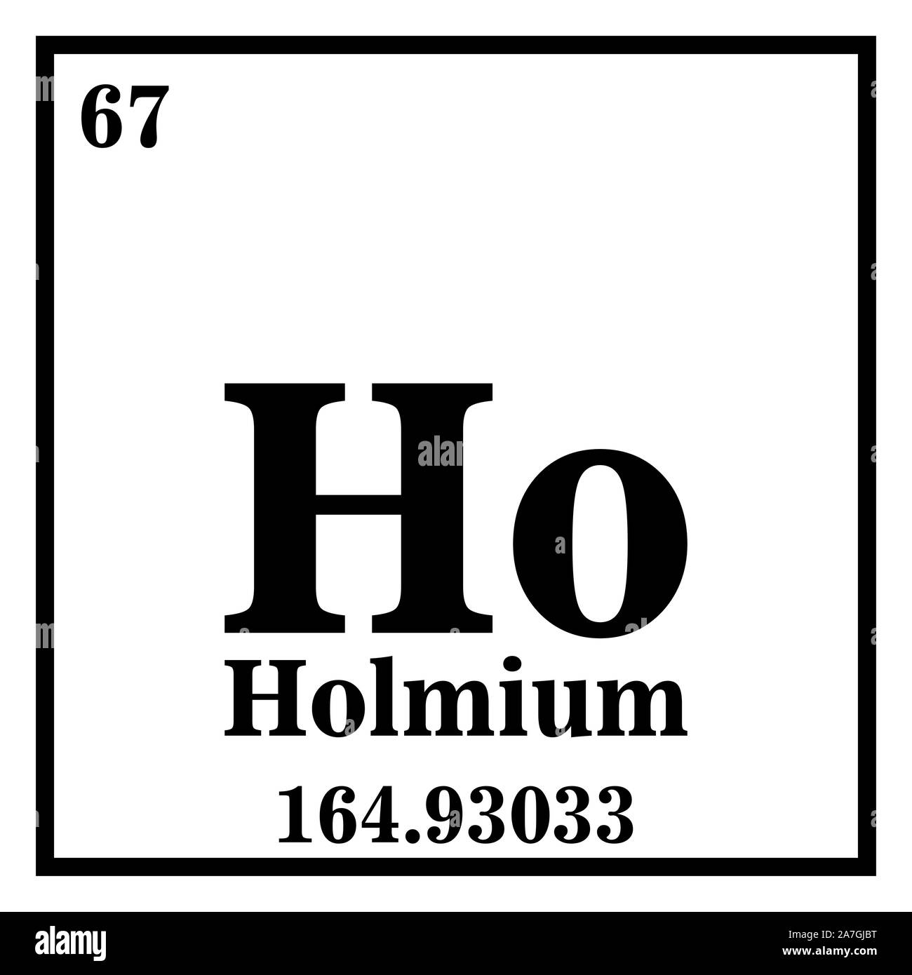 Holmium Element Periodic Table Holmium Metal Element 67 Sample Ho 1