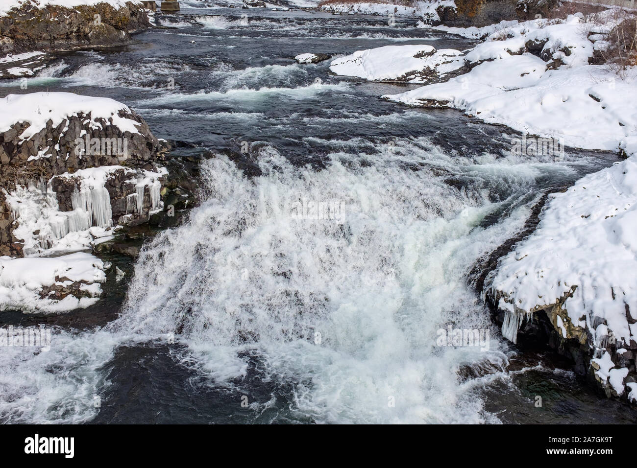 Spokane river winter hi-res stock photography and images - Alamy