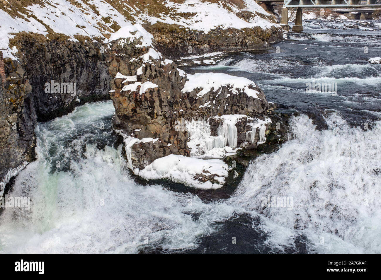 Spokane waterfall hi-res stock photography and images - Alamy