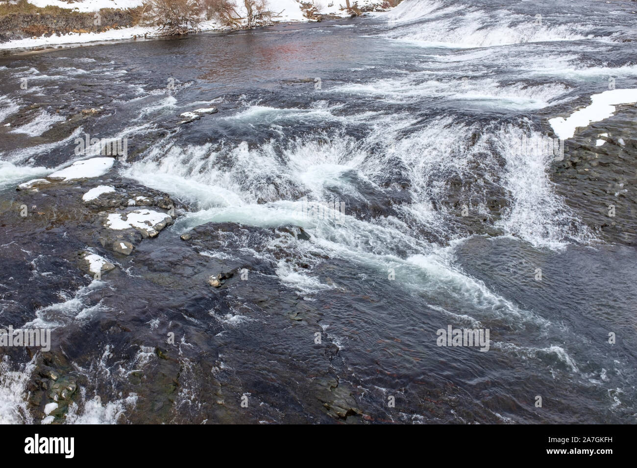 Spokane river winter hi-res stock photography and images - Alamy