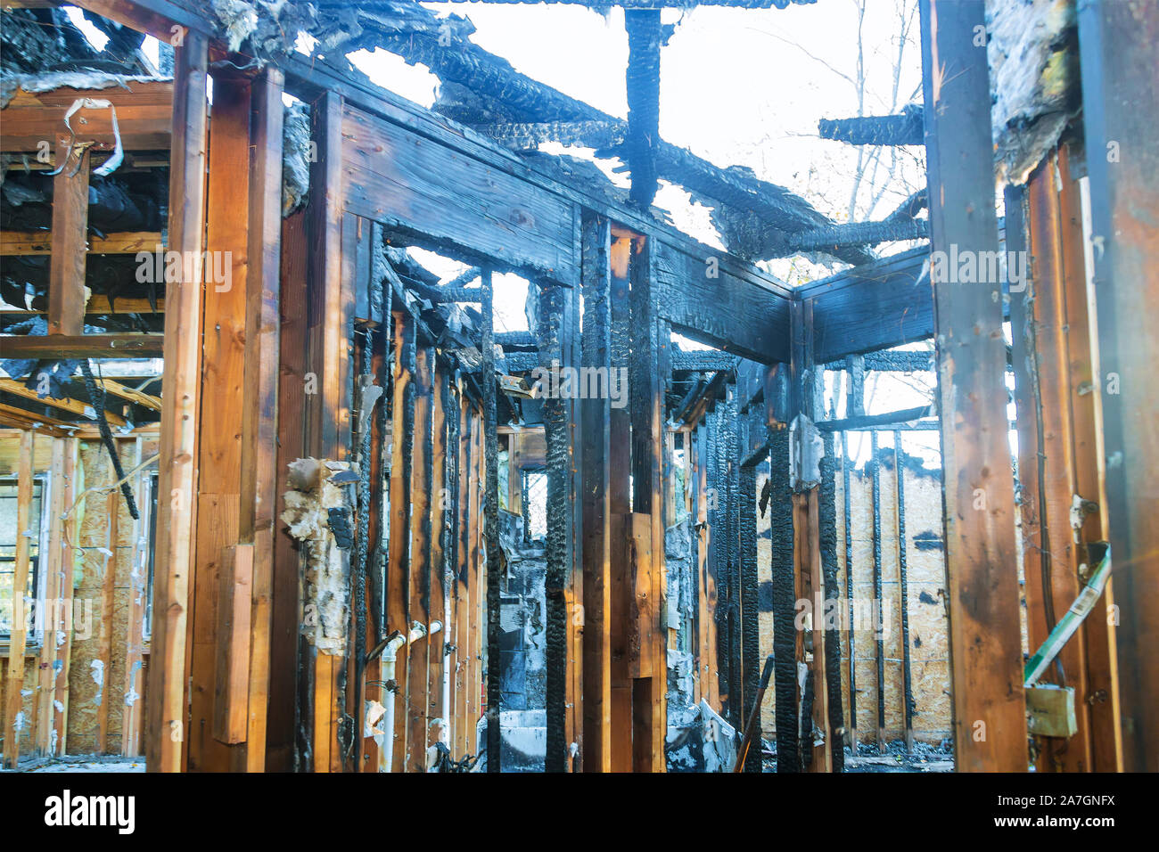 Smoke damage house interior hi-res stock photography and images - Alamy