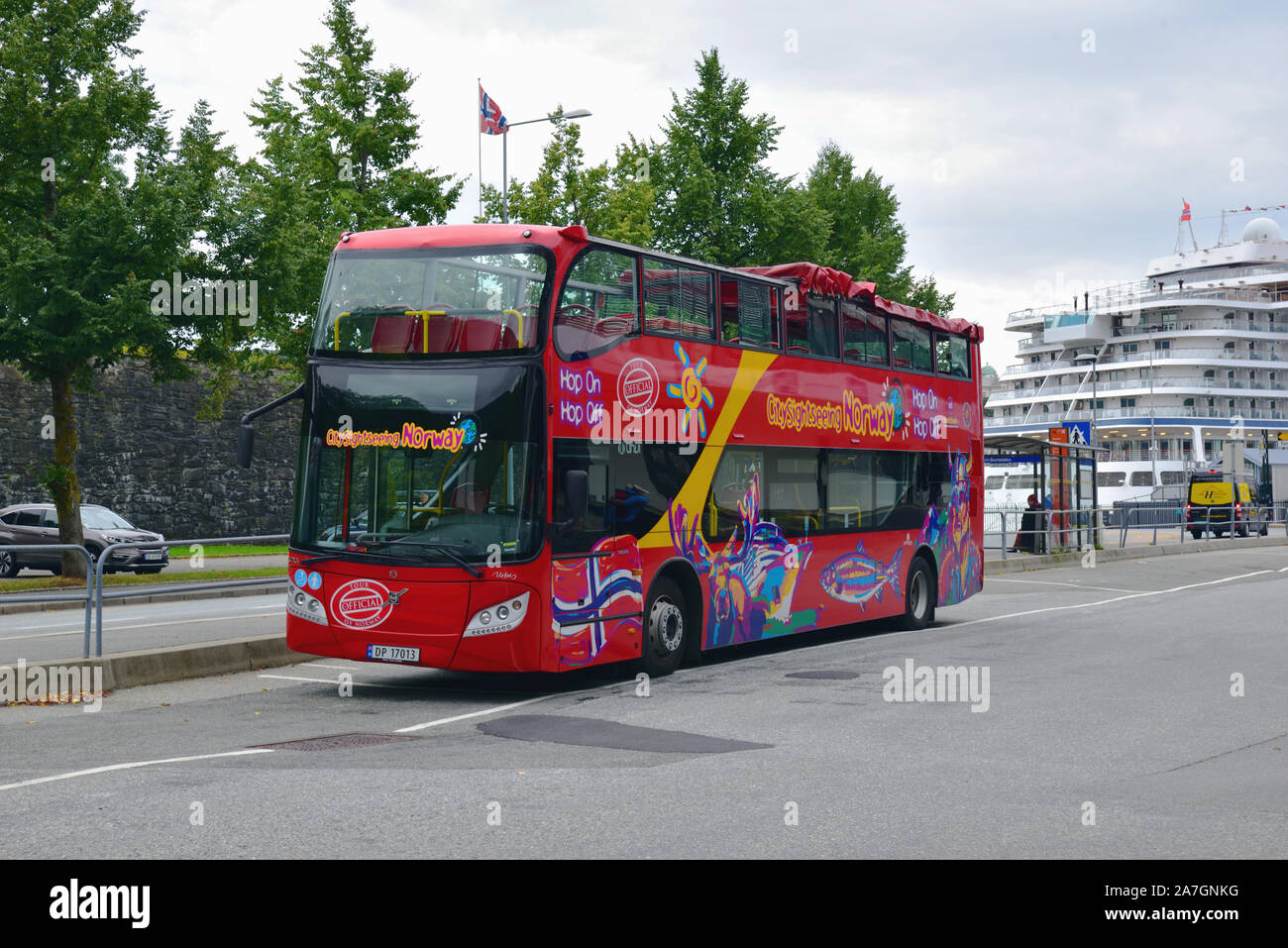 City Sightseeing Norway Volvo B9TL with Unvi Urbis bodywork parked at ...