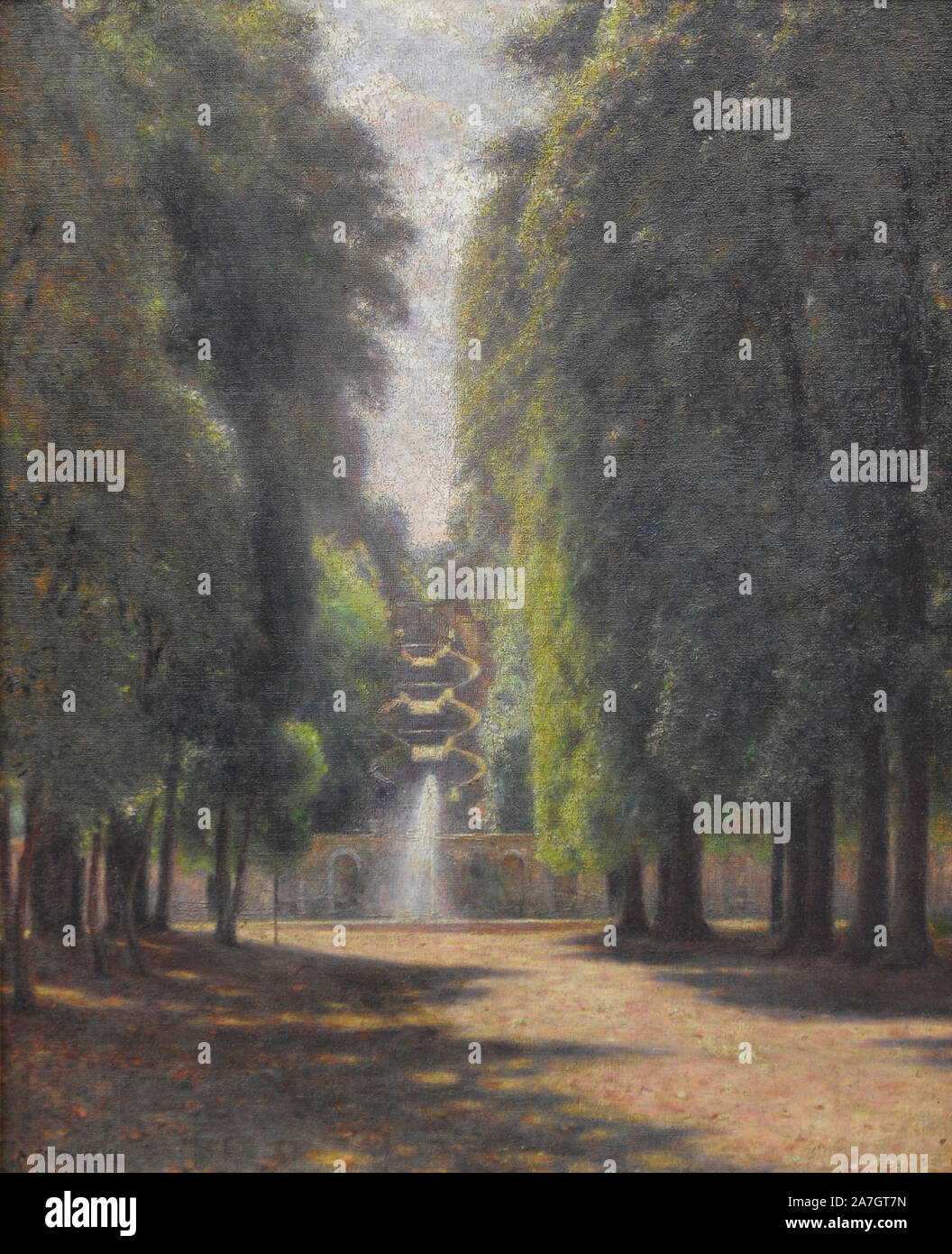 Aleksander Gierymski (1850-1901). Polish painter. The Tivoli Gardens ...