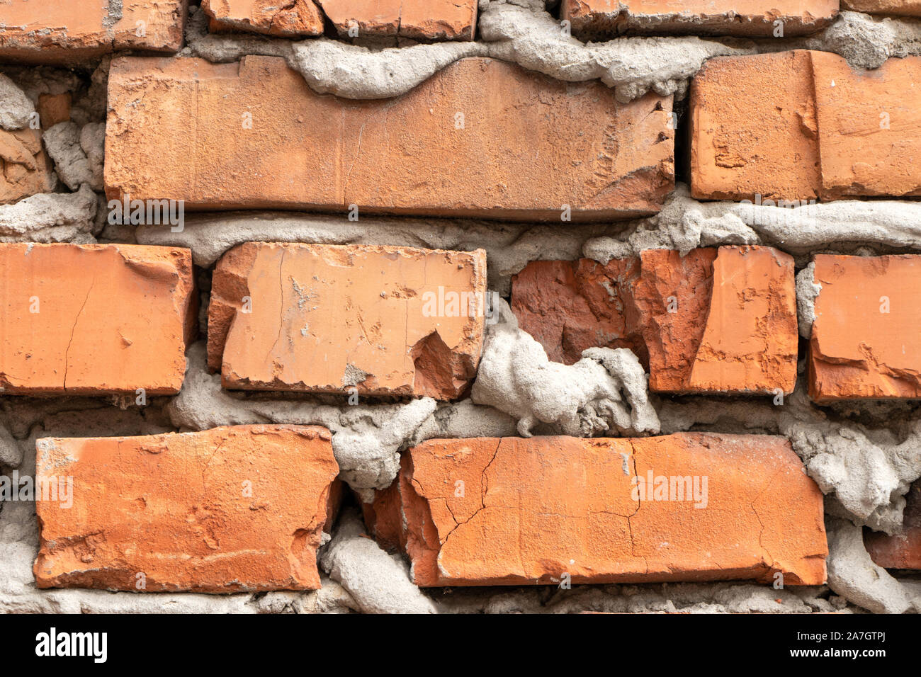 Old Brick Wall Falling Apart High Resolution Stock Photography and ...