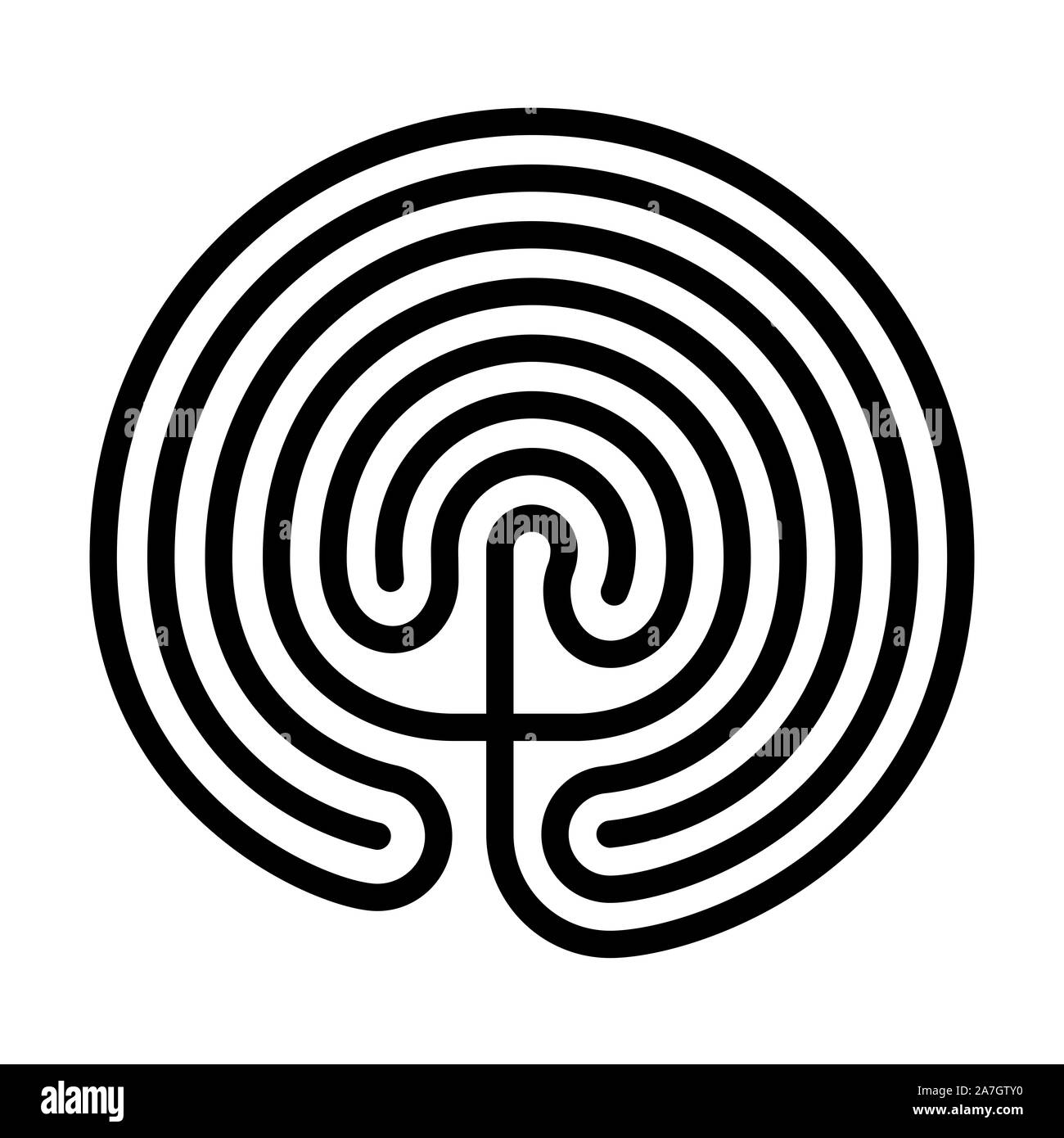 Labyrinth ancient greece Cut Out Stock Images & Pictures - Alamy