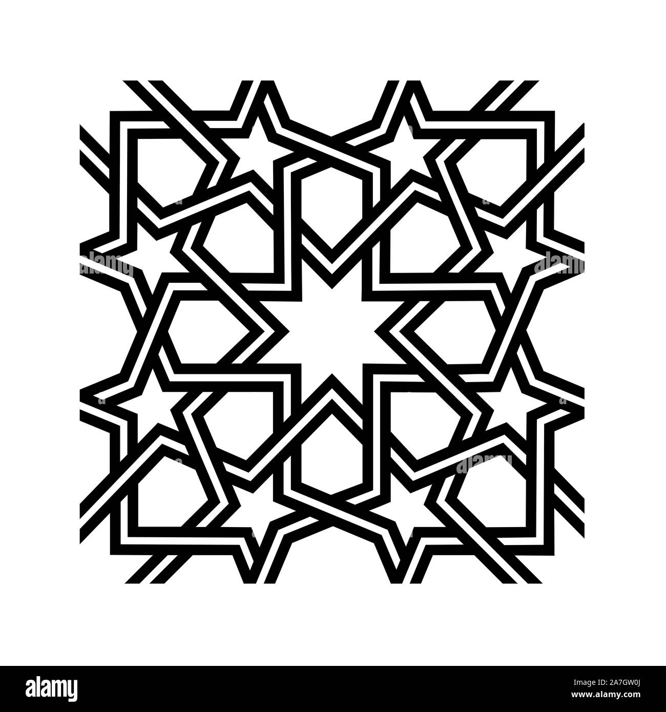 Kufi Khat Coloring Pages