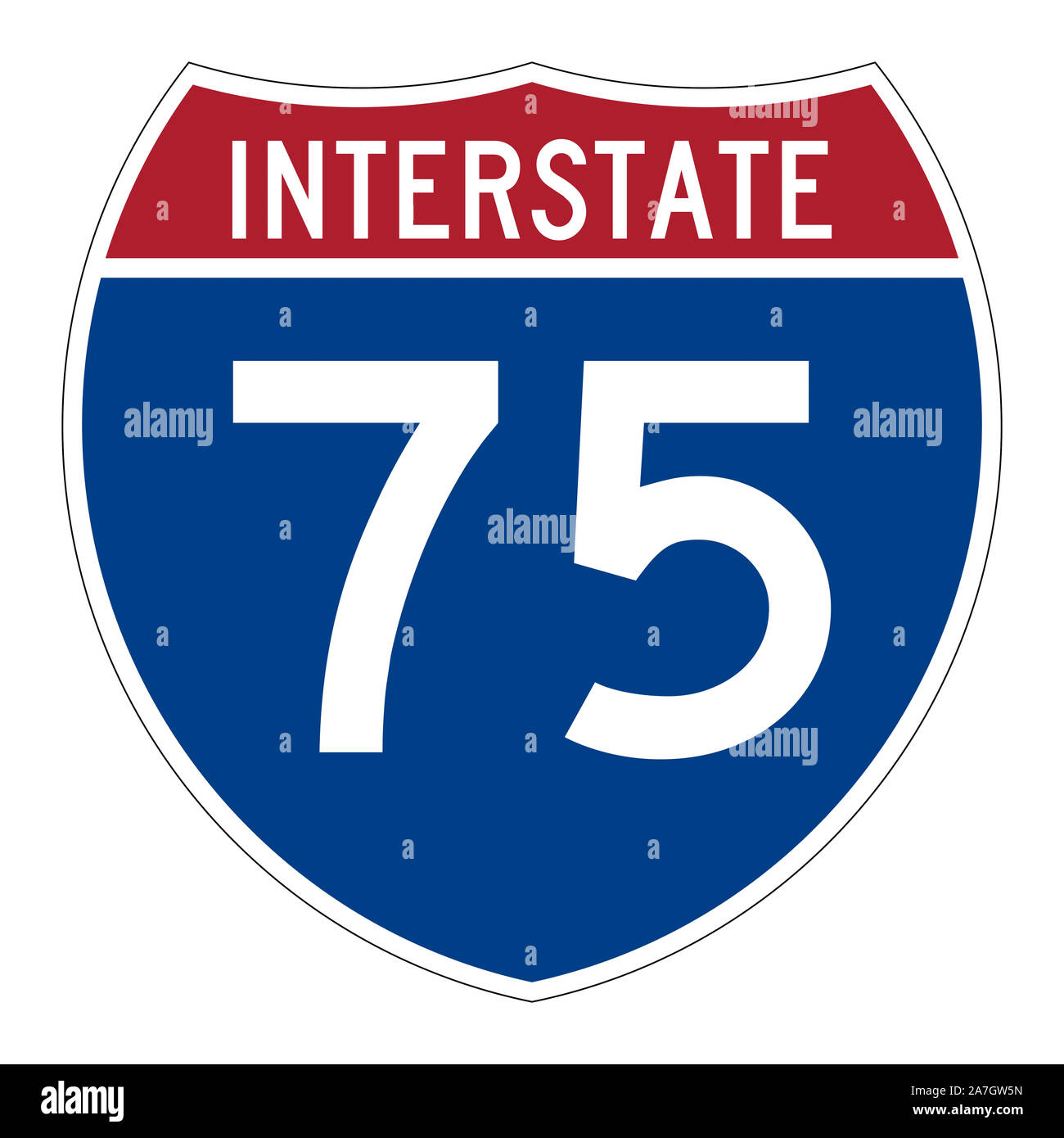 Highway 75 hi-res stock photography and images - Alamy