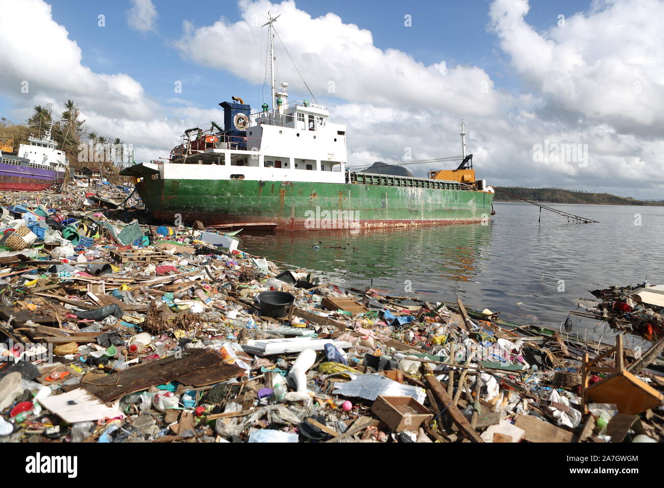 8 November 2013. Tacloban, Philippines.Typhoon Haiyan, known as Super ...